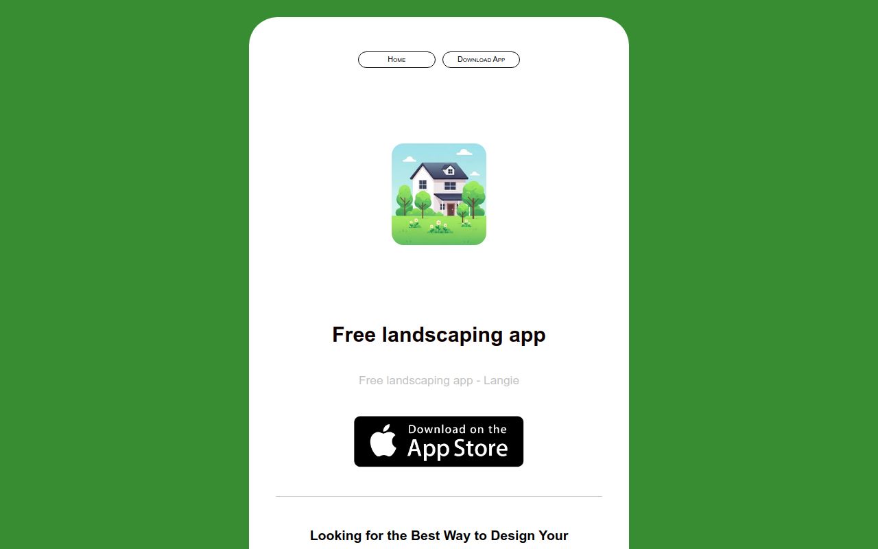 Free landscaping app - Langie
